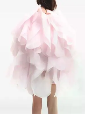 LIKA Ruffled Organza Cape