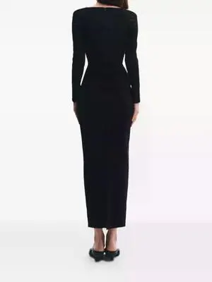 LIKA Bow-embellished Off-the-shoulder Dress