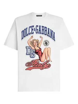 Dolce & Gabbana Graphic T-shirt - White