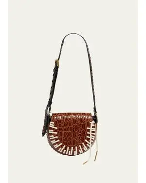 Dries Van Noten Arc Small Whipstitch Crossbody Bag
