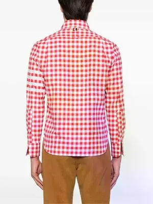 Thom Browne Gingham-check Flannel Shirt