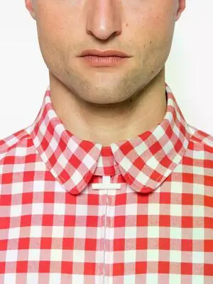 Thom Browne Gingham-check Flannel Shirt