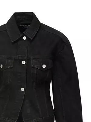 Jacquemus Cotton Denim Jacket - Black