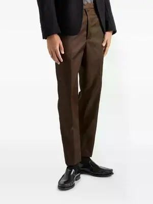 Prada Concealed-fly Trousers