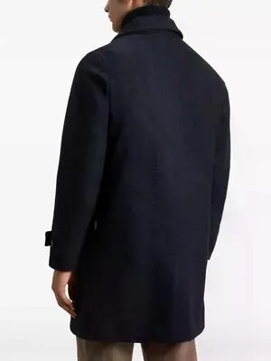 Woolrich Herringbone Wool Overcoat