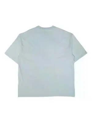 Maison Kitsuné Logo-embroidered T-shirt - Blue