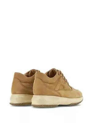 Hogan Interactive Lace-up Sneakers - Brown
