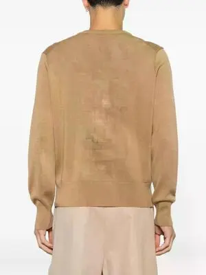 AMI Paris Button-front Cardigan With Embroidered Logo