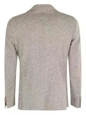 L.B.M. Textured Three-button Blazer
