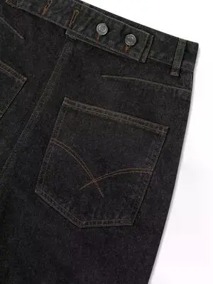 STUDIO TOMBOY Adjustable-back Tapered Jeans