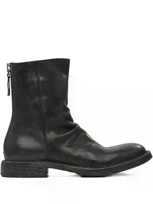 Moma Zip-detail Slouch Ankle Boots