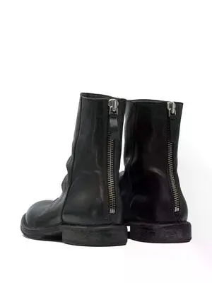 Moma Zip-detail Slouch Ankle Boots