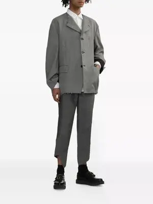 BLACK COMME DES GARÇONS Panelled Asymmetrical Trousers