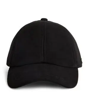 Paul Smith Suede Baseball Cap - Black