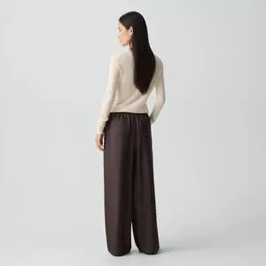 Theory Pull-on Track Pant In Mod Silk Twill