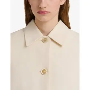 Marni Cropped Cotton Jacket With Pockets - 00w06