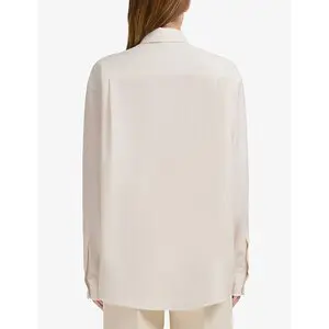Marni Cotton-blend Blouse With Ruffle Panel