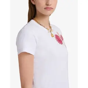 Marni Symbol Logo Brass Necklace