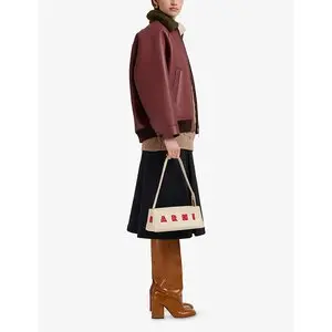 Marni Museo Leather Baguette Shoulder Bag - Zo721