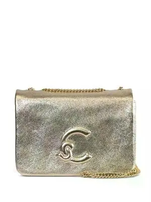 COCCINELLE Metallic Logo-plaque Mini Bag