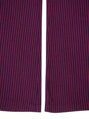 PAULA Striped Trousers - Red