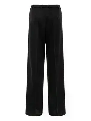 SEMPER Pleated Wide Leg Trousers - Black