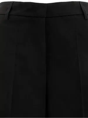 SEMPER Pleated Wide Leg Trousers - Black