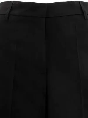 SEMPER Pleated Wide Leg Trousers - Black