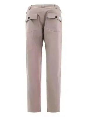 ANDBLUE Patch-pocket Trousers - Brown