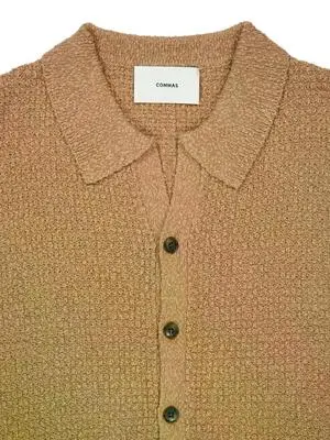 Commas Textured-knit Cardigan - Brown