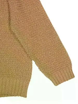 Commas Textured-knit Cardigan - Brown