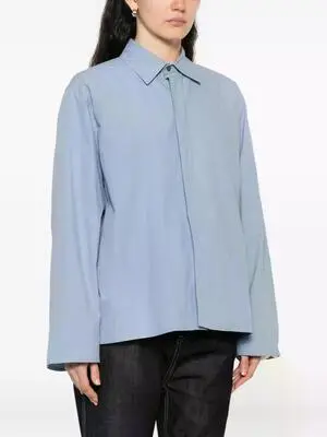 Sofie D'hoore Breton Bell-sleeve Button-up Shirt