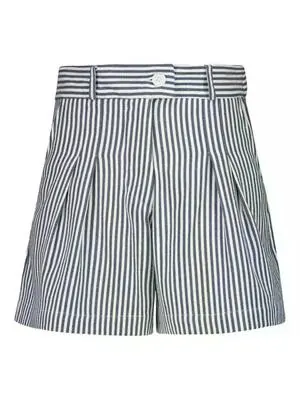 PAULA Striped Shorts - Blue