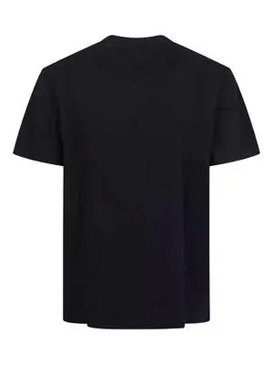 C.P. COMPANY 30/1 Jersey Short-sleeve Logo Patch T-shirt - Black