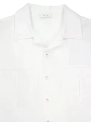 Commas V-neck Patch-pocket Shirt