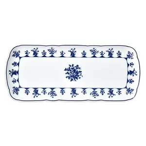 Bernardaud Chateaubriand Couleur Rectangular Tray - Blue White
