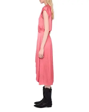 Zadig&Voltaire Randall Satin Dress - Tea Rose