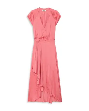 Zadig&Voltaire Randall Satin Dress - Tea Rose