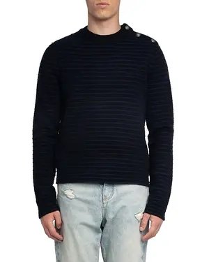 Zadig&Voltaire Striped Wool Blend Sweater