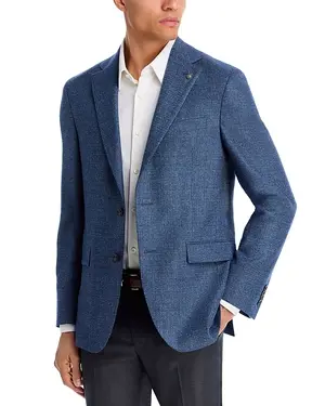 JACK VICTOR Midland Textured Sport Coat - Mid Blue