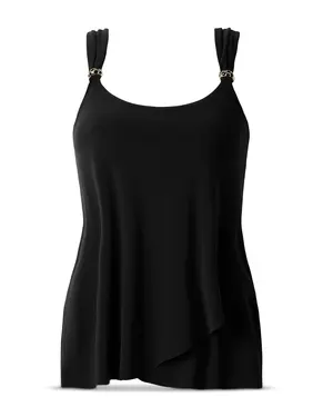 Miraclesuit Razzle Dazzle Tankini Top - Black