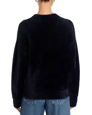 AREA STARS Freda Faux Fur Sweater