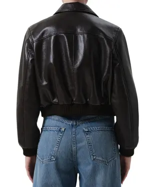 Citizens Of Humanity Lola Bomber Jacket - Brown