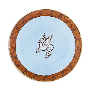 GINORI 1735 Museo Charger Plate - Brown Light Blue