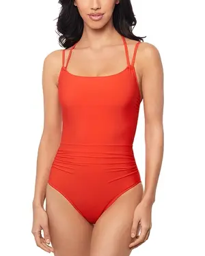 Magicsuit Solid Sigourney One-piece Swimsuit - Blaze