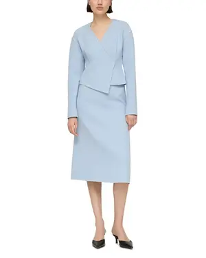 Lafayette 148 New York Double-breasted Asymmetric Jacket