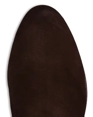 Valentino Garavani Pattie Tall Suede Boots - Brown