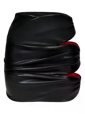 LIKA Cut-out Mini Skirt - Black