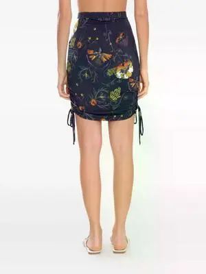 BRIGITTE Floral Drawstring Skirt