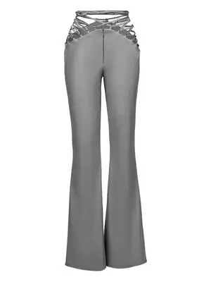 LIKA Lace-up Flared Trousers